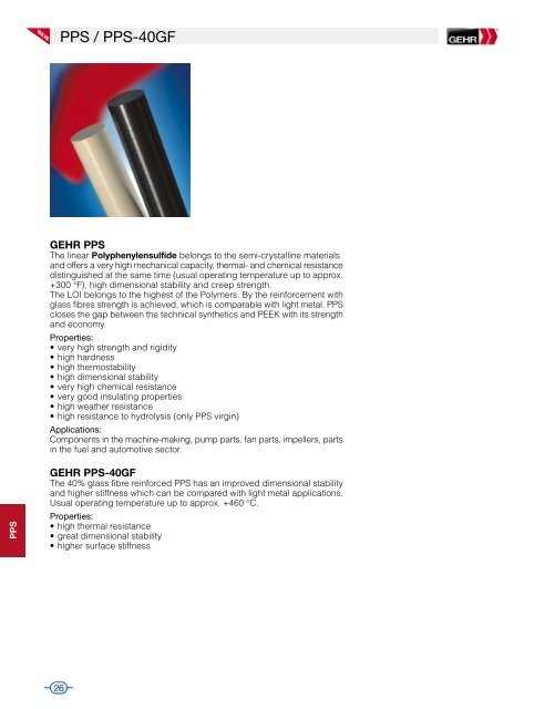 PPS / PPS-40GF - GEHR