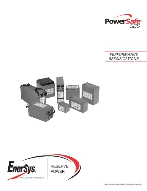 PowerSafe SBS - EnerSys
