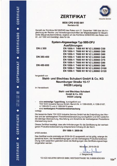 CE 0036 CPD 9183 001 - SBS | Stahl- und Blechbau Schubert ...