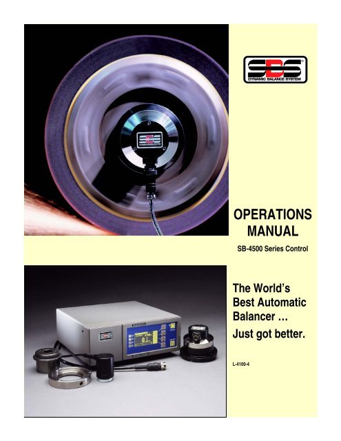 SBS Balance System w - Schmitt Industries, Inc.