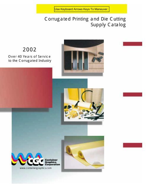 CGC Catalog September 01 - Container Graphics Corp.