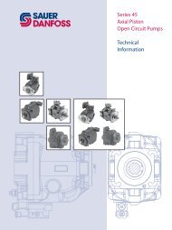 Sauer-Danfoss series S90 axial piston pumps