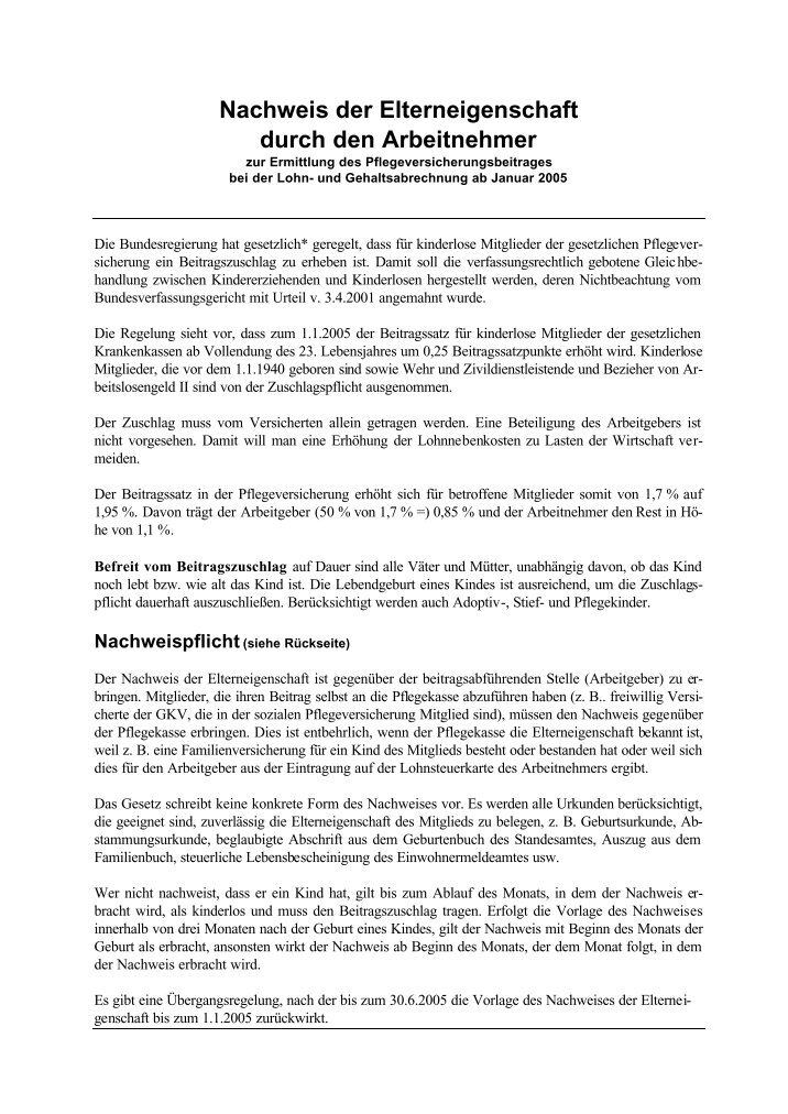 Elterneigenschaft Magazine