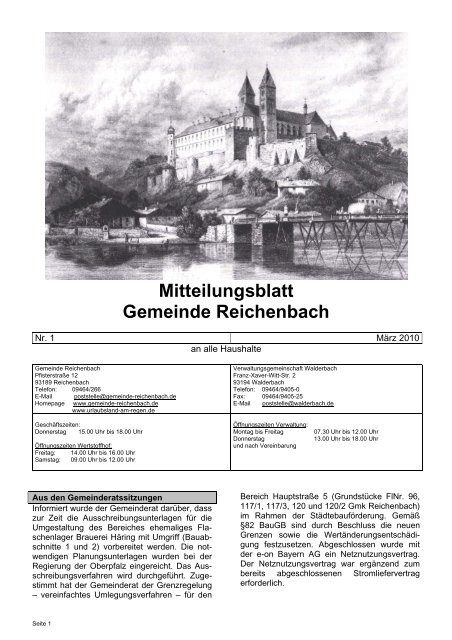 April - Gemeinde Reichenbach