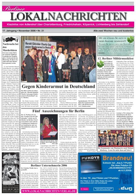 Ausgabe 21-2006 (PDF) - Berliner Lokalnachrichten
