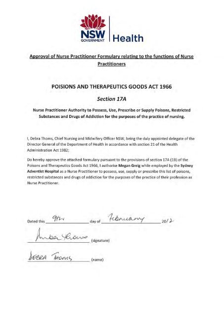 Megan Greig - Sydney Adventist Hospital