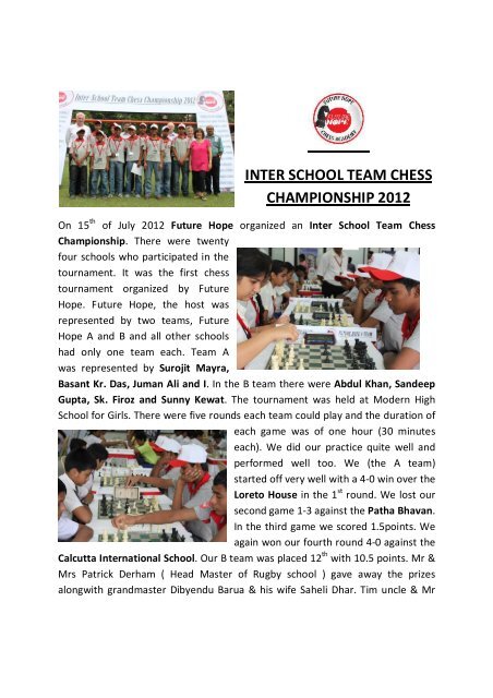 Mongol's write up - Future Hope India