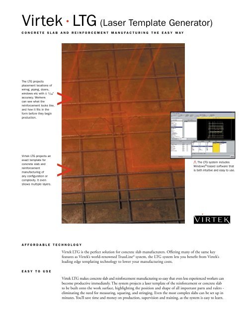 Virtek LTG (Laser Template Generator) - Gerber Technology