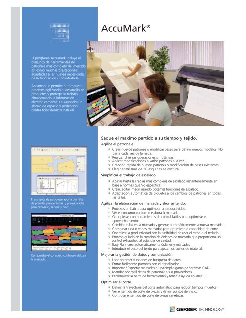 AccuMark® - Gerber Technology