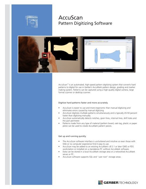 AccuScan - Gerber Technology
