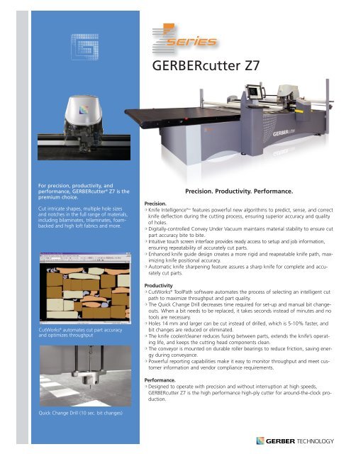 GERBERcutter Z7 - Intamarket