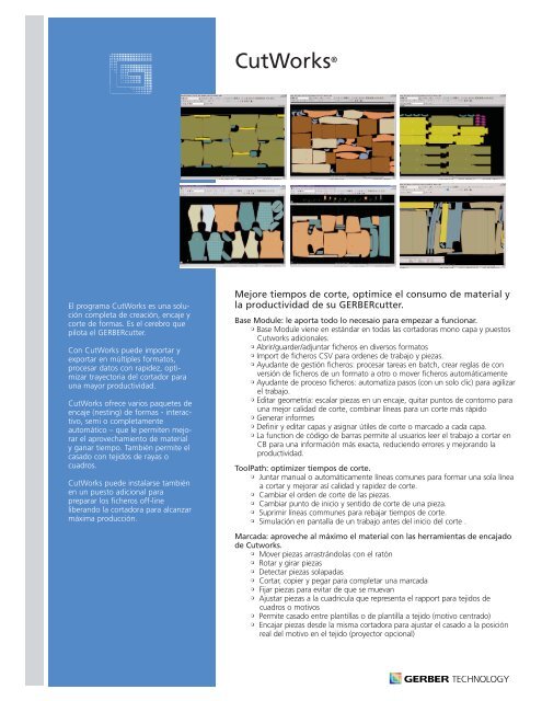 CutWorks® - Gerber Technology