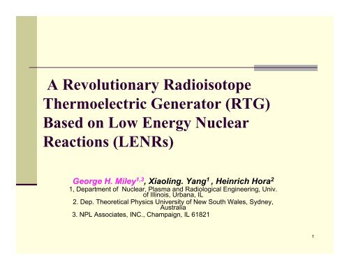 A Revolutionary Radioisotope Thermoelectric Generator (RTG ...