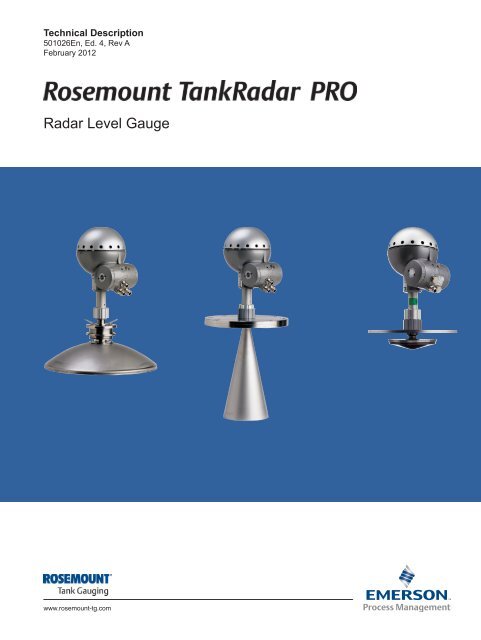 TankRadar Pro - Rosemount Tank Radar