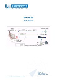 Radar Target Generator RTG698 - Intersoft Electronics