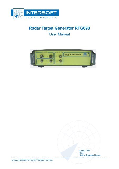 Radar Target Generator RTG698 - Intersoft Electronics
