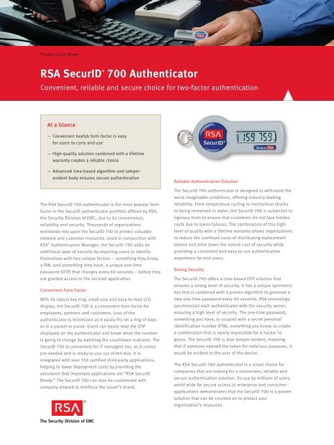 Emc Rsa Security