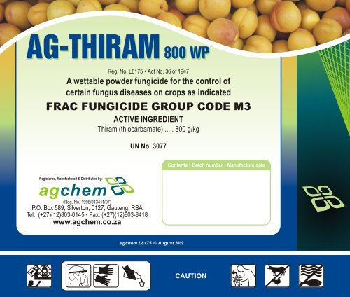 Ag-Thiram 800 WP Labels (Rev100422)