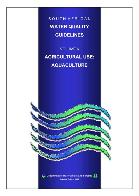 water quality guidelines - Department of Water Affairs and Forestry