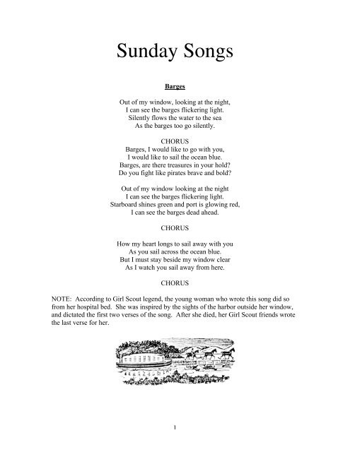 Girl Scout Camp Song Lyrics