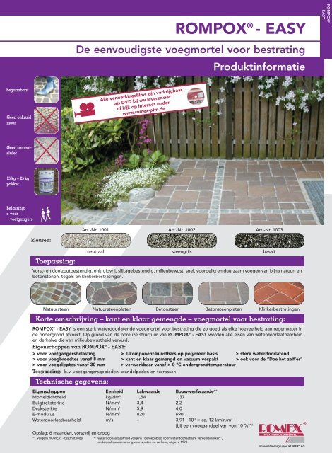 ROMPOX® - EASY - TUINpartner