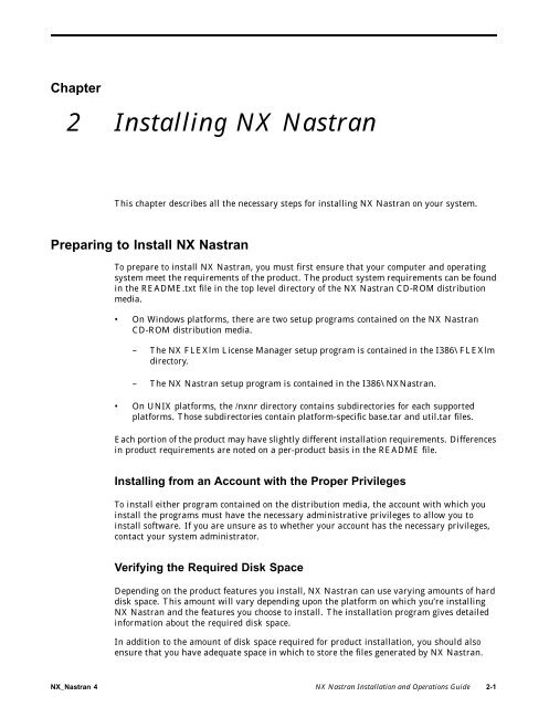 NX Nastran Installation and Operations Guide - Kxcad.net
