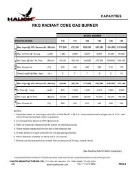 SVG SUPER VERSATILE GAS BURNER - Hauck Manufacturing