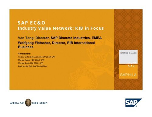 SAP EC&O