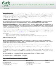 Instructions for Requesting a WES Credential Evaluation - World ...