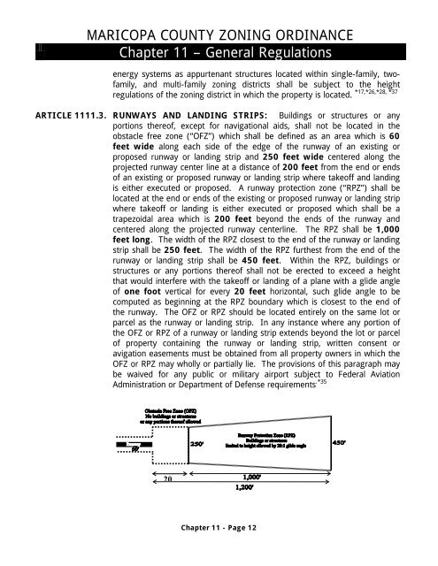 MARICOPA COUNTY ZONING OR