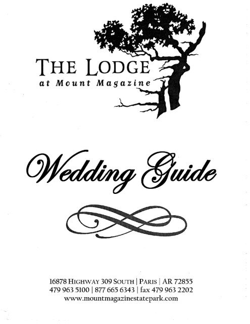 Wedding Guide - Mount Magazine State Park