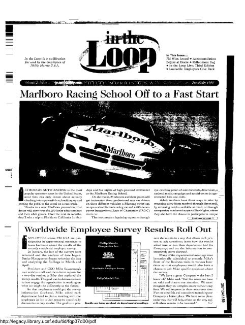 Marlboro Racing School Off to a Fast Start - Legacy Tobacco ...