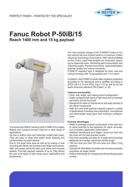 FANUC Robot P-50iB/15 (pdf) - reiter-oft.de