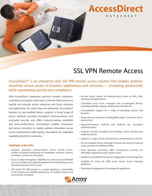 AG Series - Array Networks