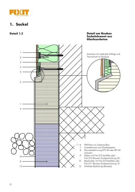 1. Sockel Detail 1.2 31 1