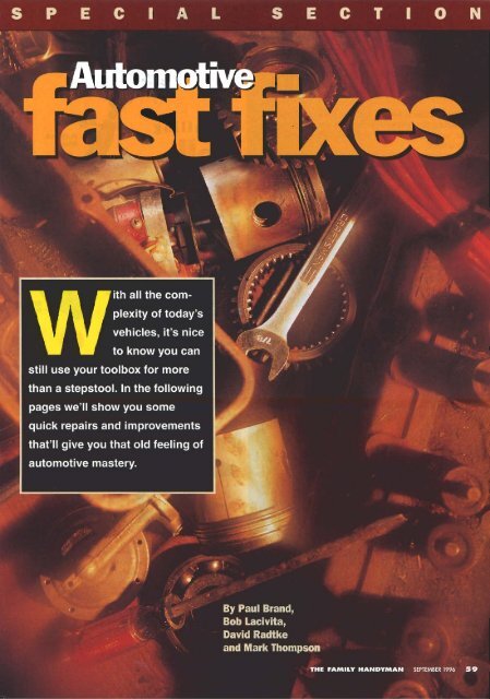 By Paul Brand, Bob Lacivita, David Radtke and Mark Thompson