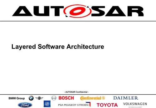Layered Software Architecture Autosar Layered Software Architecture Autosar