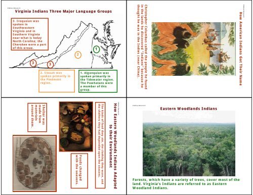 Eastern Woodlands Indians Virginia Indians Three ... - VA Studies