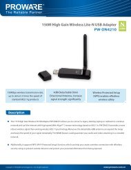 150M Wireless Lite N USB Adapter PW-DN421 - PROWARE-The ...