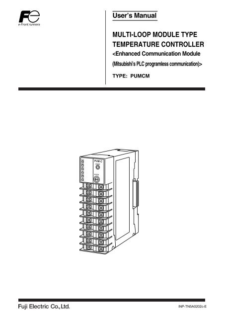 multi-loop module type temperature controller - Fuji Electric