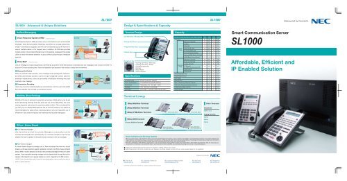 SL1000 Brochure