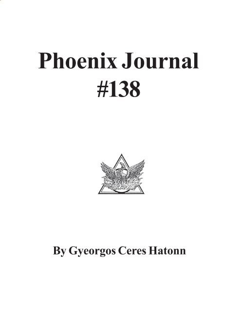 Phoenix Journal 138 - Four Winds 10