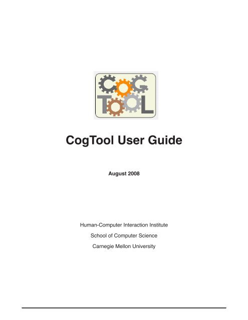 CogTool User Guide - Chris Monti