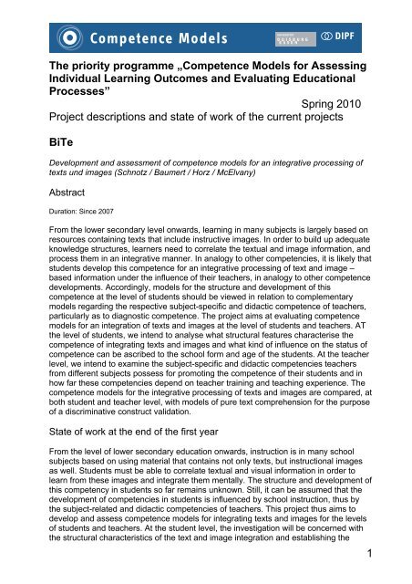 Competence Models for Assessing Individual Learning Outcomes