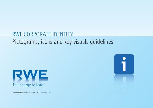 RWE CORPORATE IDENTITy Pictograms, icons and key visuals ...
