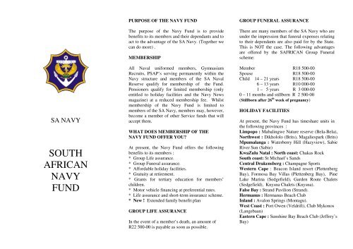 SOUTH AFRICAN NAVY FUND