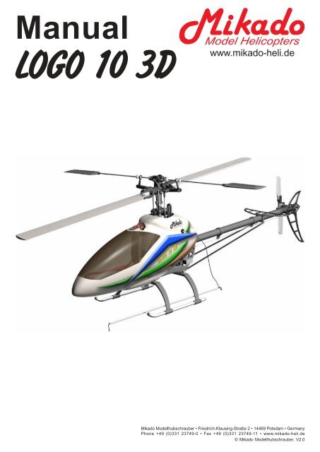 LOGO 10 3D - Mikado Model Helicopters