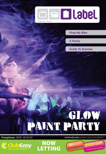 Glow Paint Party - Loughborough Students' Union
