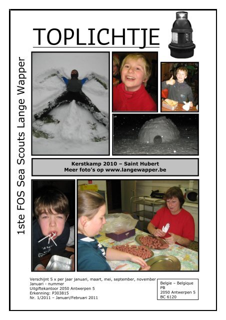 TOPLICHTJE - 1 ste lange wapper - zeescouts