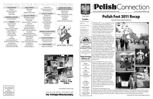 Polish Heritage Alliance - the Polish Center of Wisconsin
